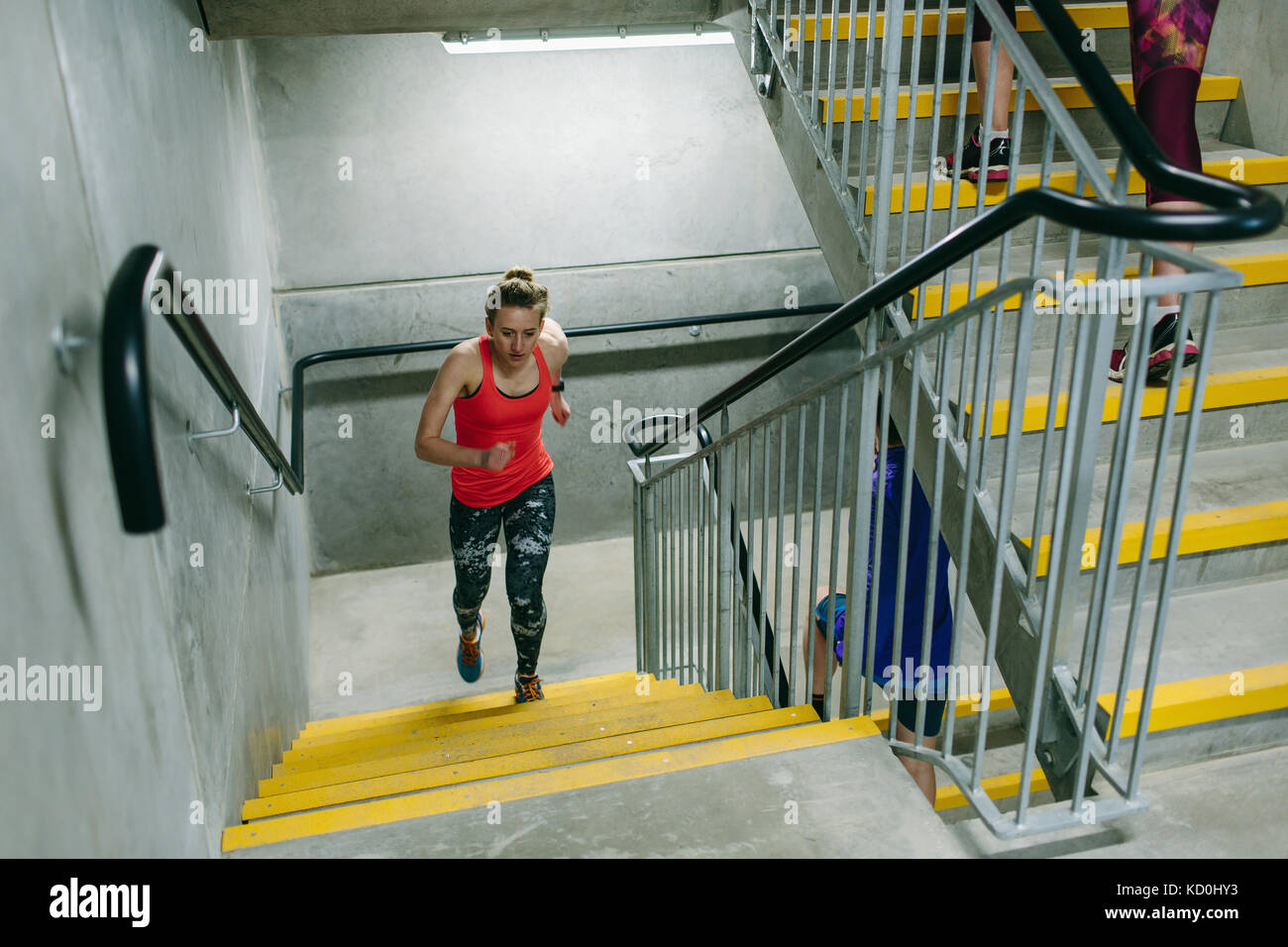 Runner woman front indoor hi-res stock photography and images - Alamy