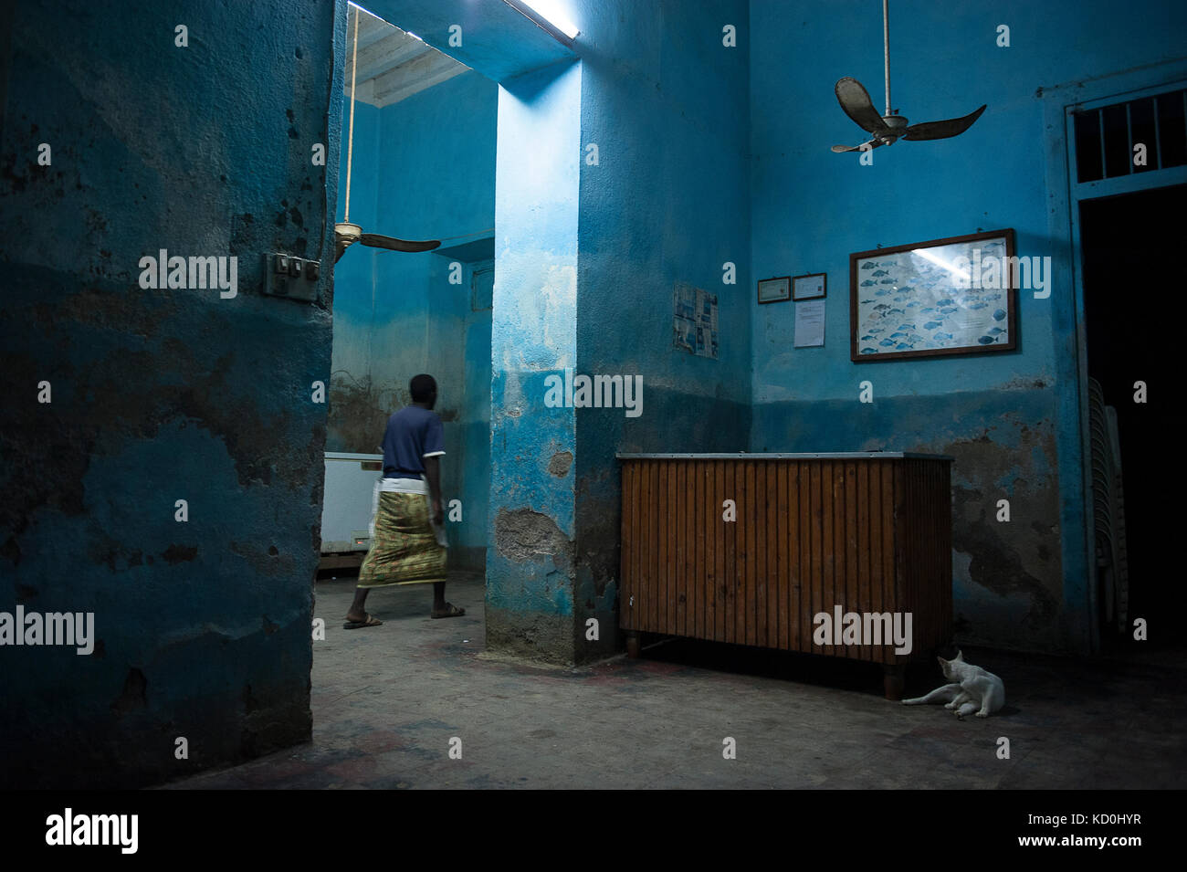 Le meilleur restaurant de poissons de Massawa, mars 2013. The best fish ...