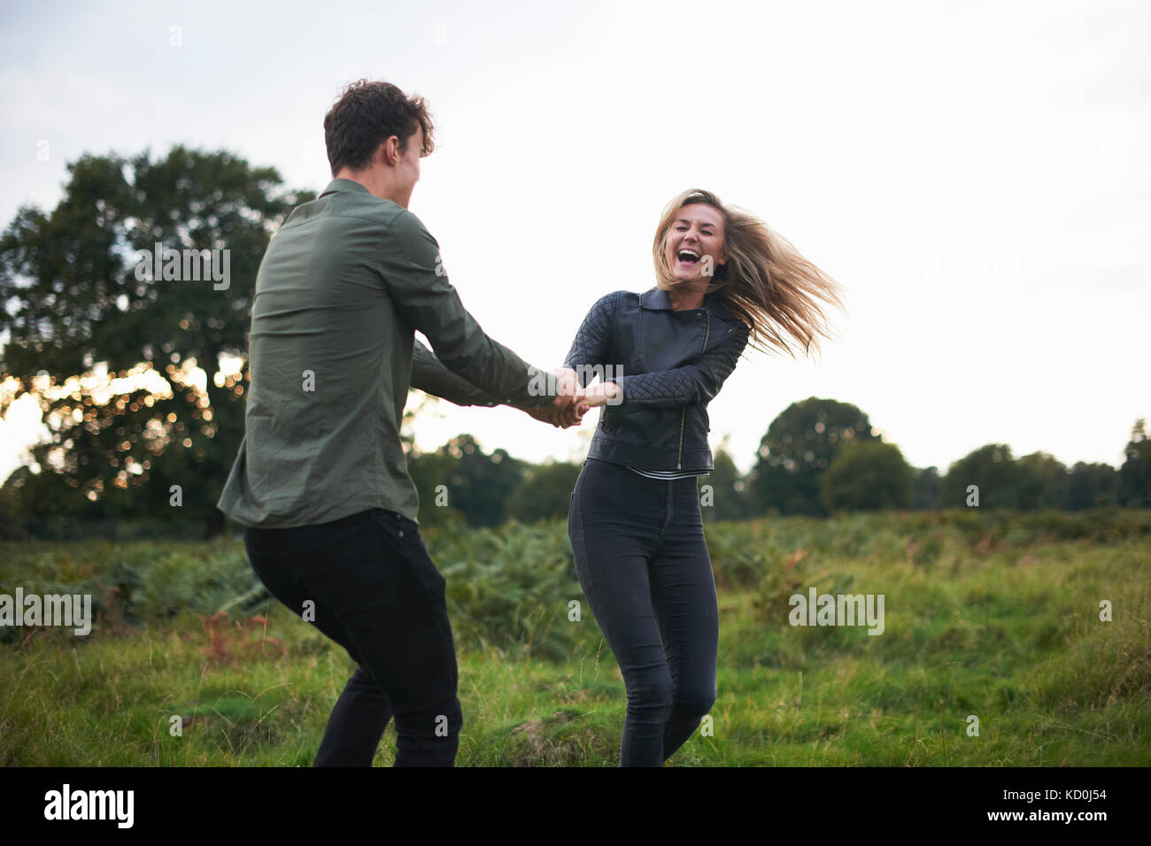 Person Spinning Around