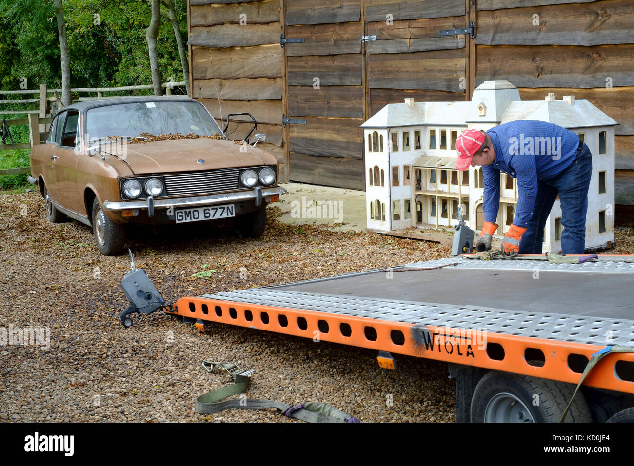 a barn find of a british sunbeam rapier car from the 1970s ready for ...