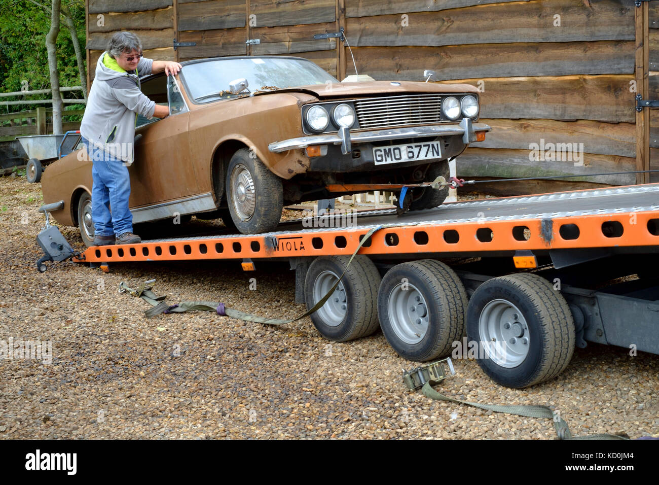 a barn find of a british sunbeam rapier car from the 1970s ready for ...