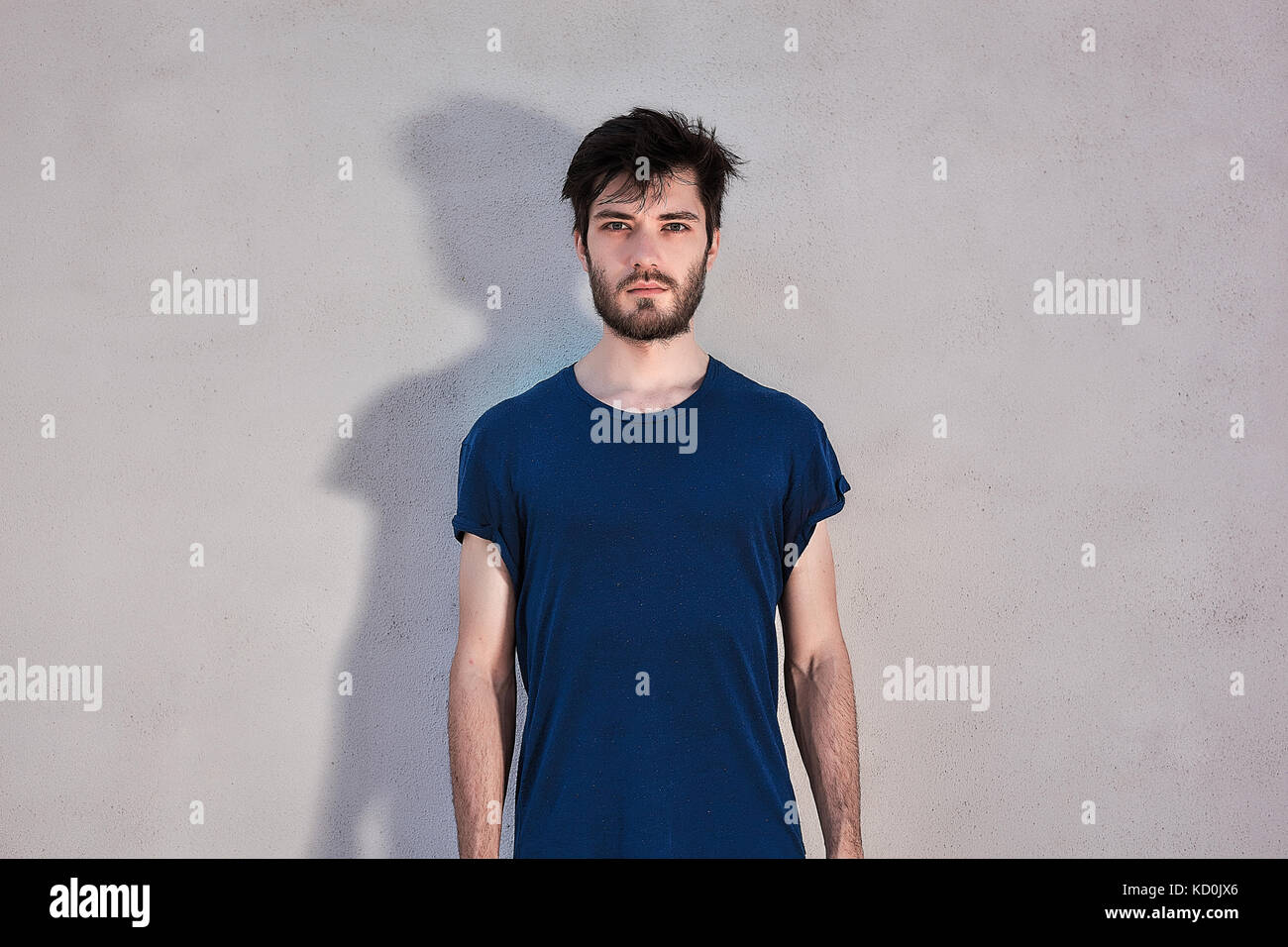 Man staring at wall hi-res stock photography and images - Alamy