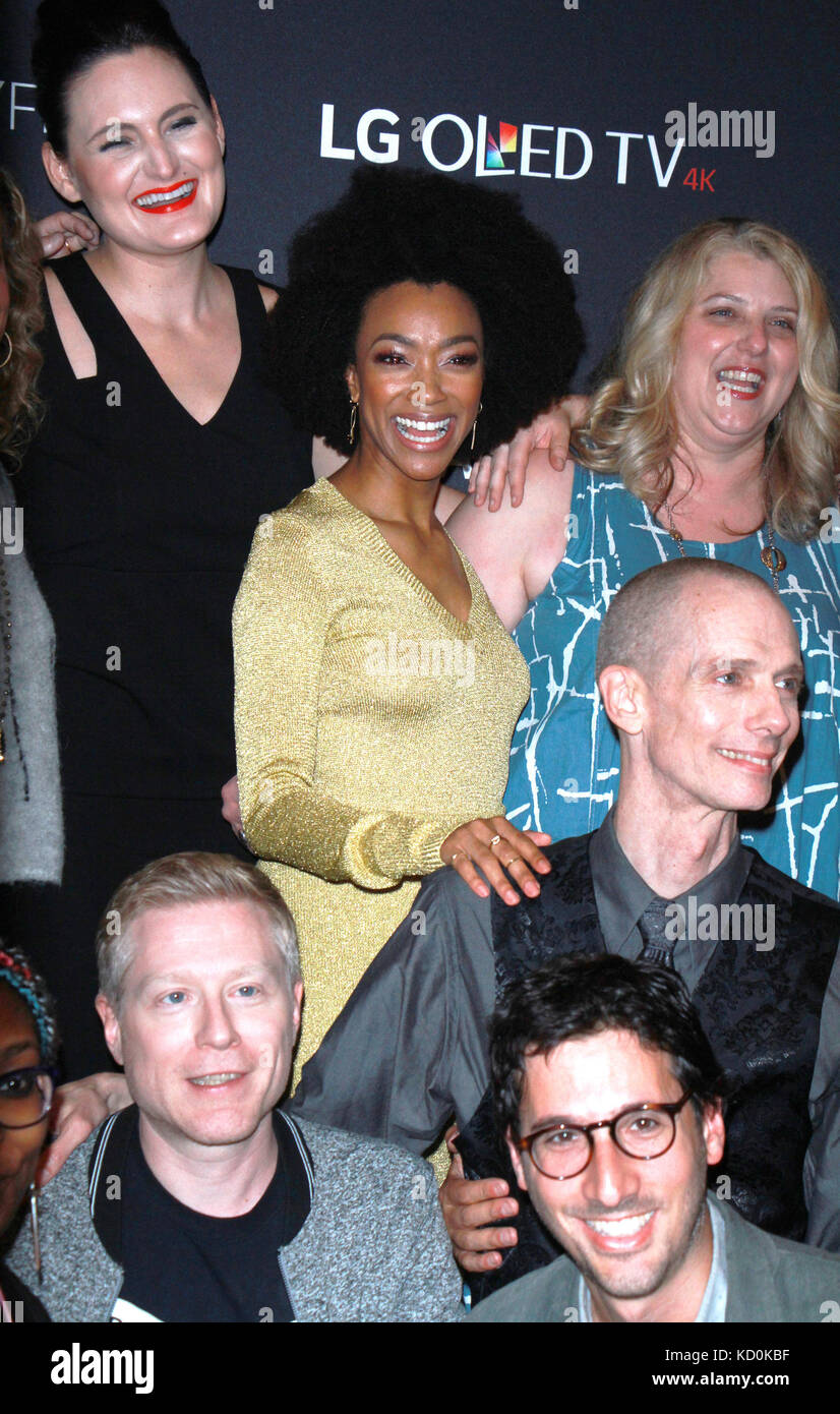 NEW YORK, NY - OCTOBER 7: Gretchen J. Berg, Aaron Harberts at Paleyfest ...