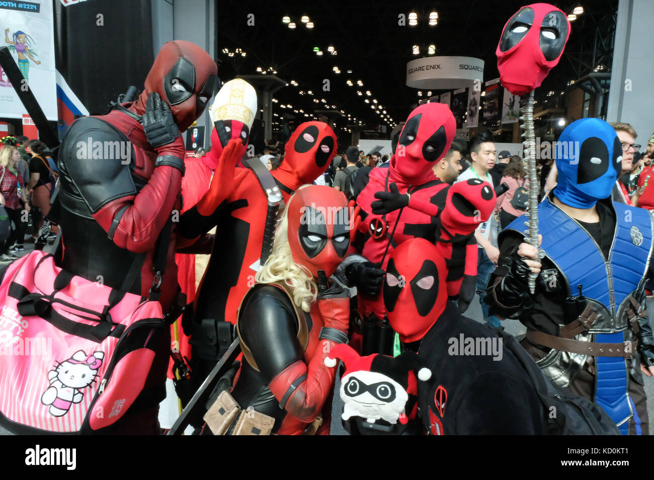 New York, USA. 7th October, 2017.Costumes at Comic Con New York City ...
