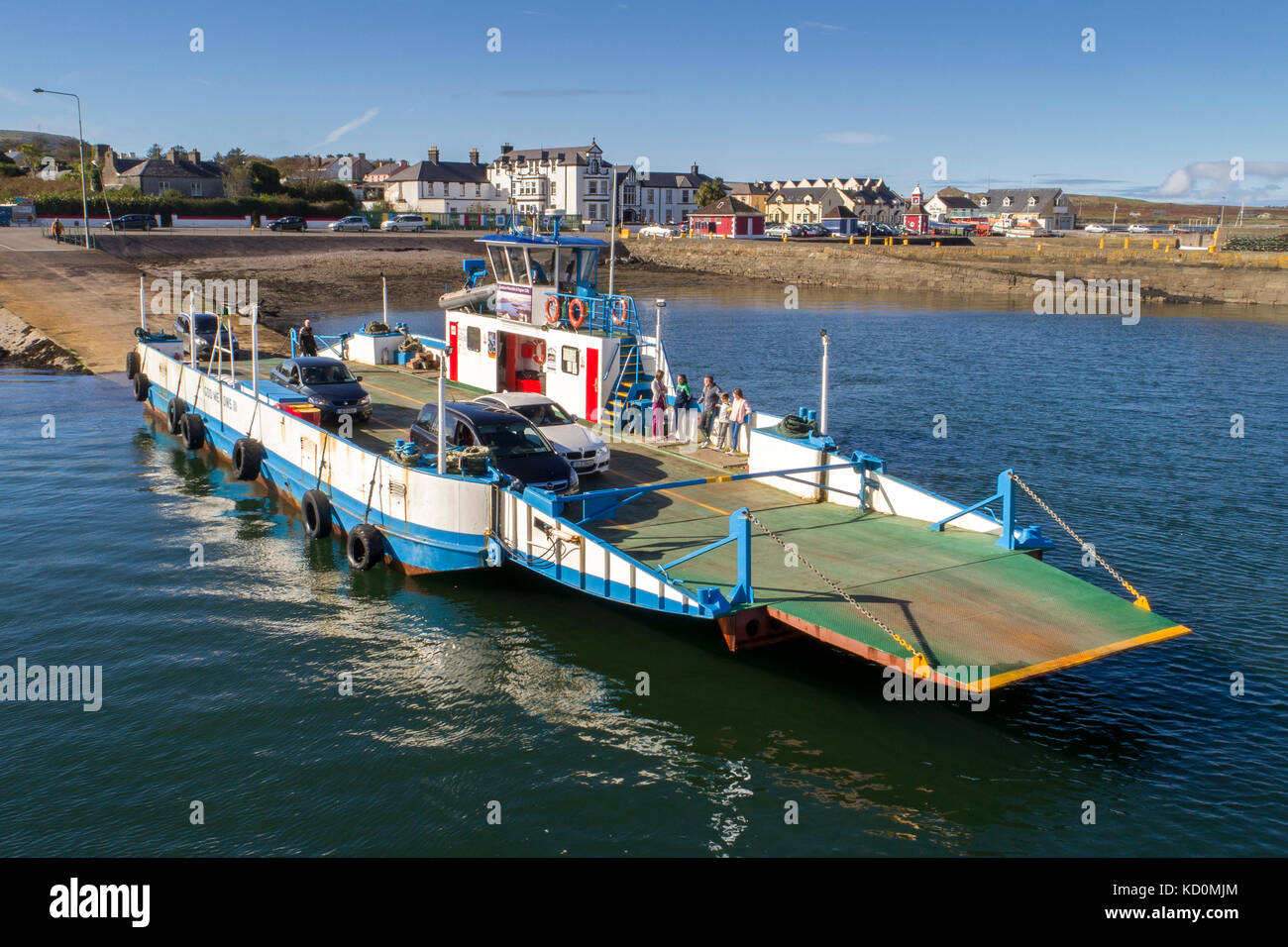 Valentia Island car ferry on final day of its 22 year service. 8th ...