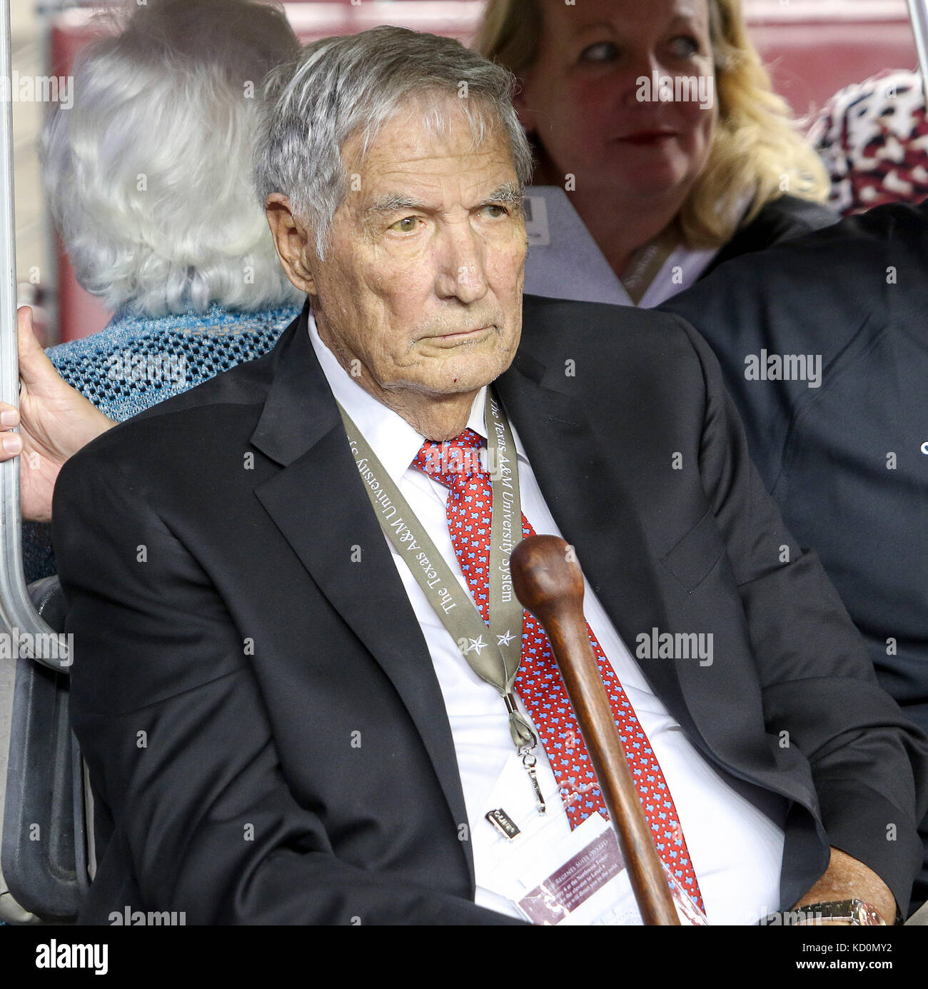October 6, 2017: Former Texas A&M Aggies coach Gene Stallings during ...