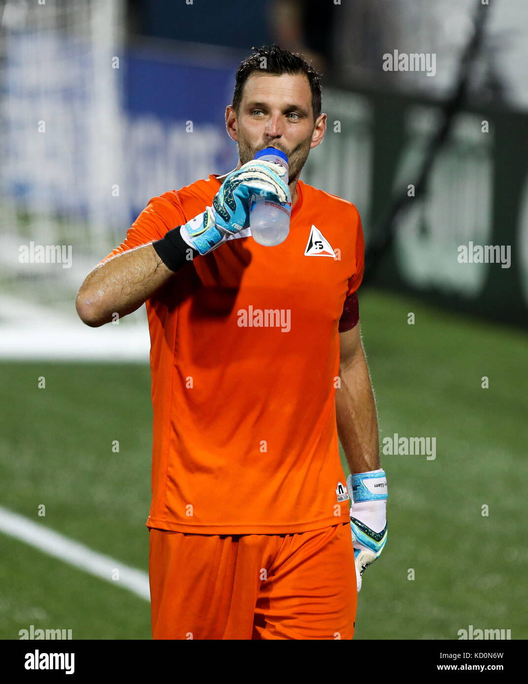 Miami, Florida, USA. 07th Oct, 2017. San Francisco Deltas goalkeeper ...