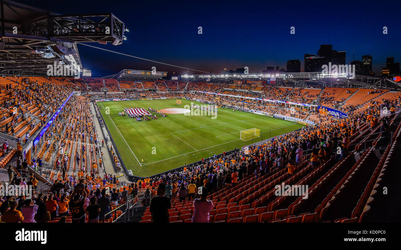 September 30, 2017: BBVA Compass Stadium before the Major League Soccer ...