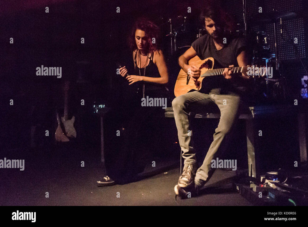 Milan, Italy. 6th October 2017. Rock singer Alteria perform at Legend ...