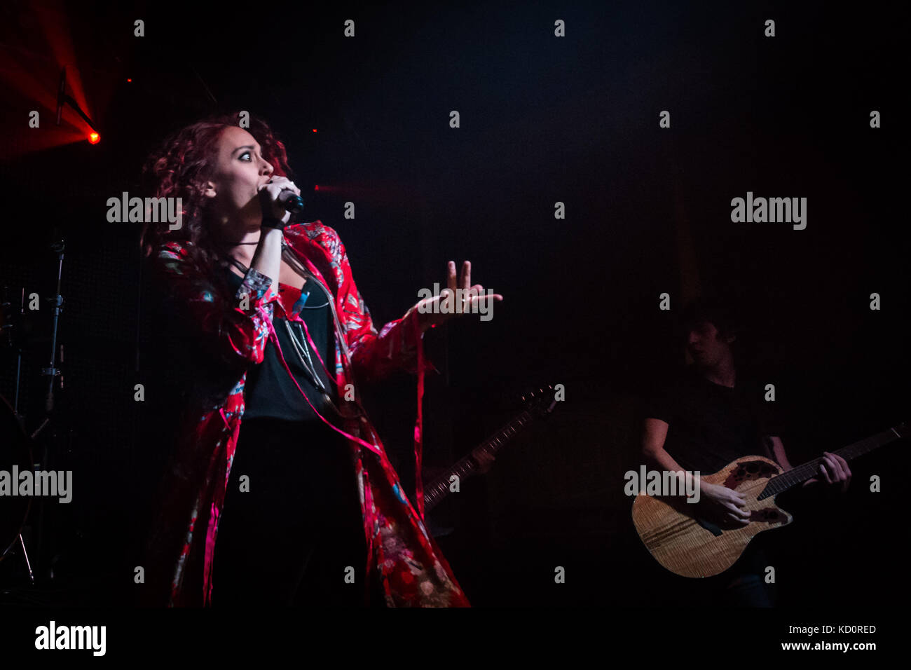 Milan, Italy. 6th October 2017. Rock singer Alteria perform at Legend ...