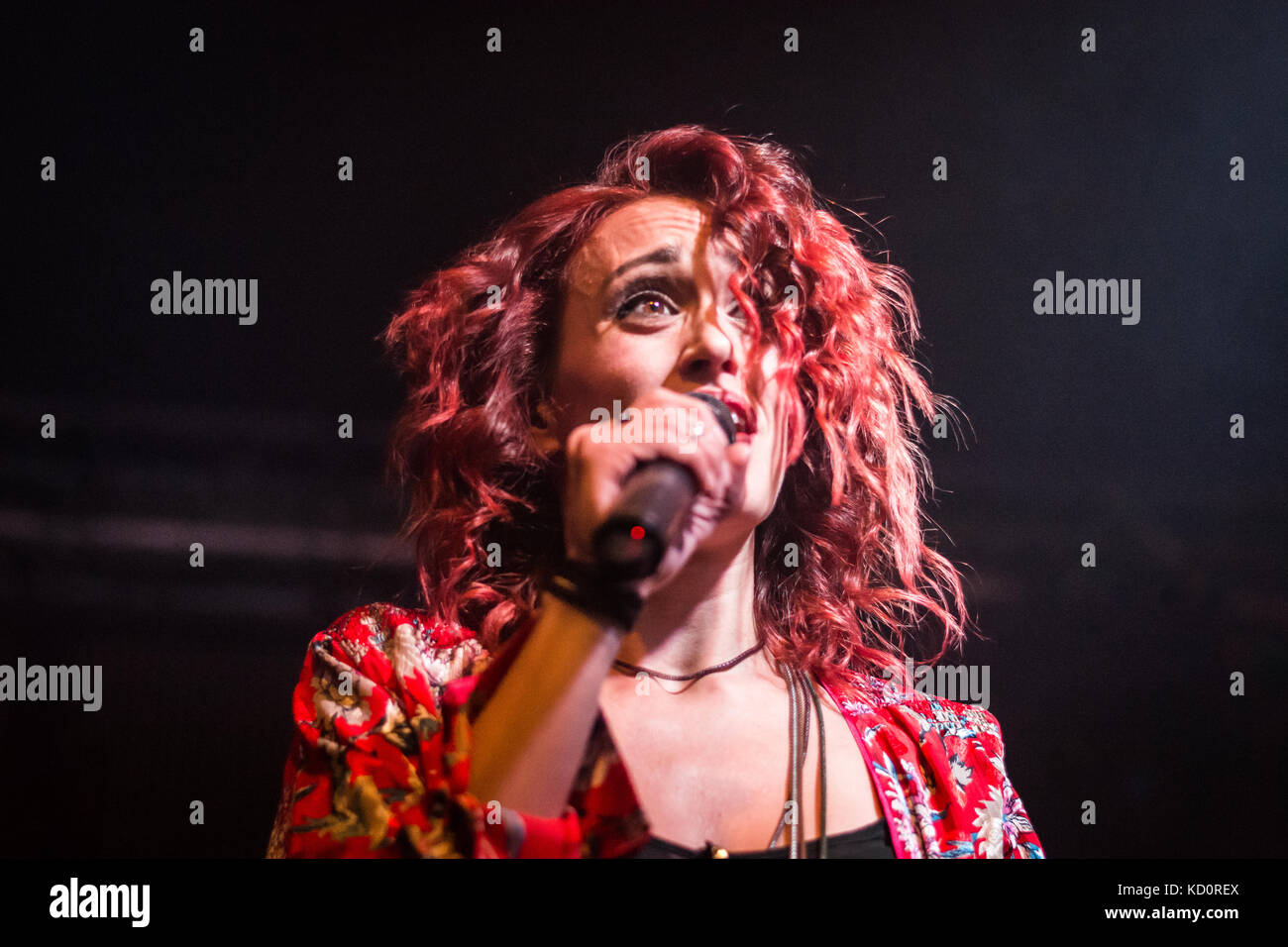 Milan, Italy. 6th October 2017. Rock singer Alteria perform at Legend ...