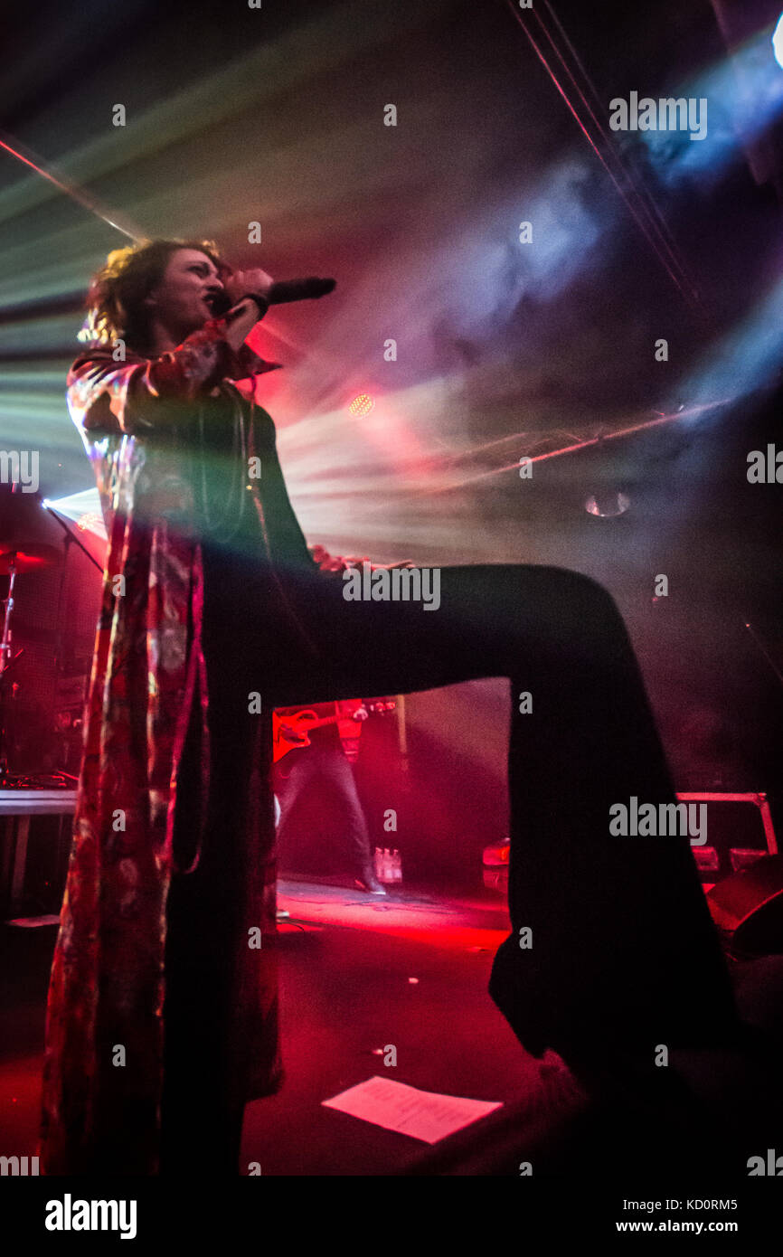Milan, Italy. 6th October 2017. Rock singer Alteria perform at Legend ...