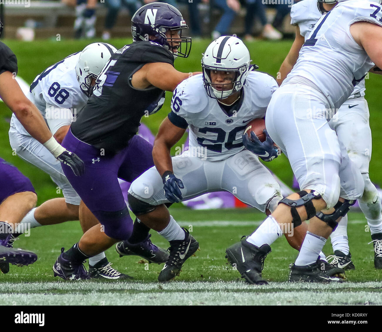 Saturday October 7th - Penn State Nittany Lions running back Saquon ...