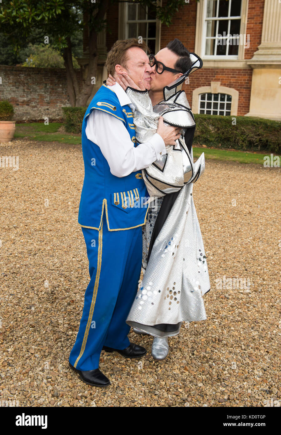 Newport Pagnell, UK. 8th Oct, 2017. Brian Conley (Buttons), Gok Wan ...