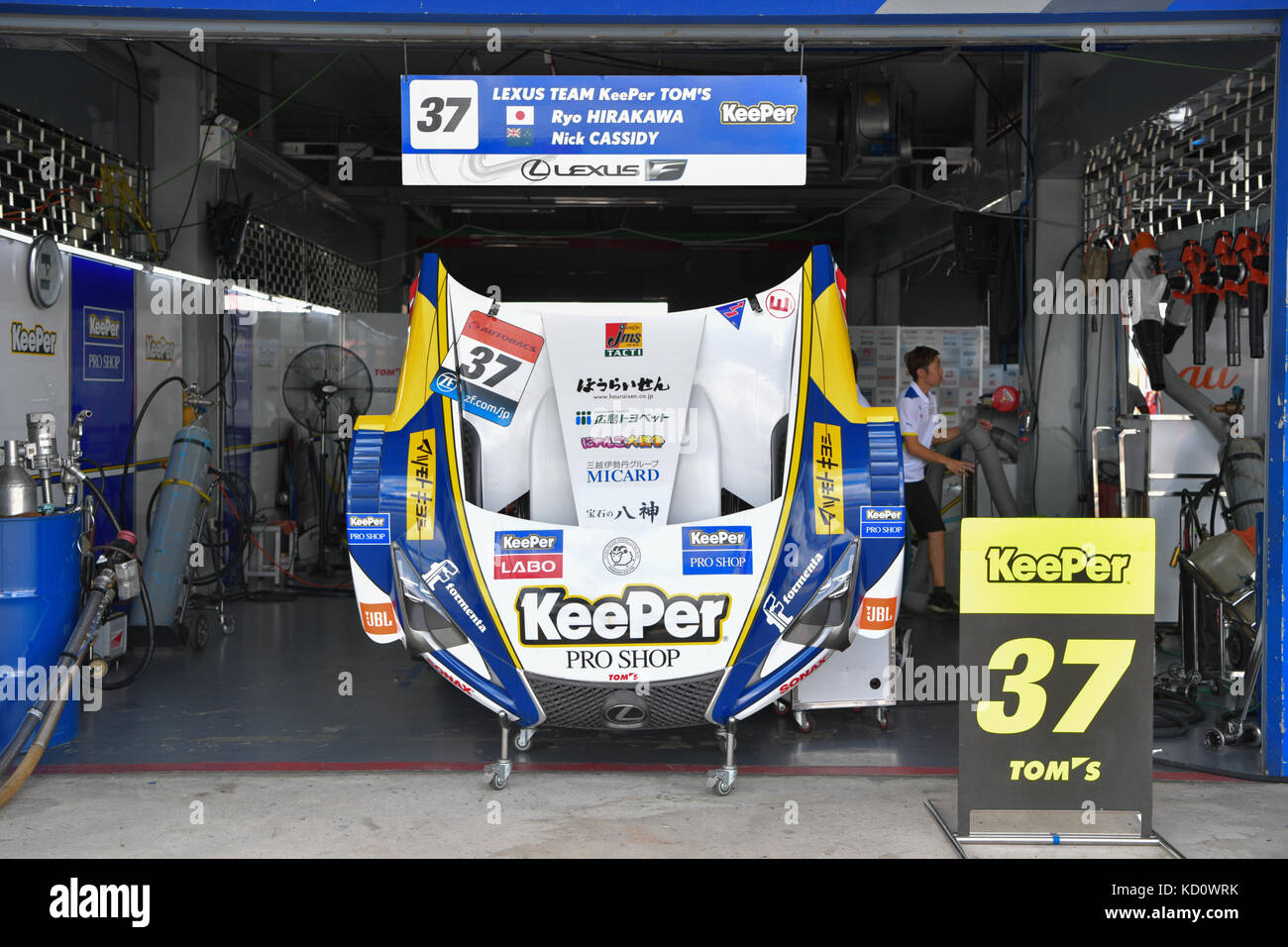 BURIRAM - OCTOBER 8 : Ryo Hirakawa and Nick Cassidy with LEXUS LC500 ...