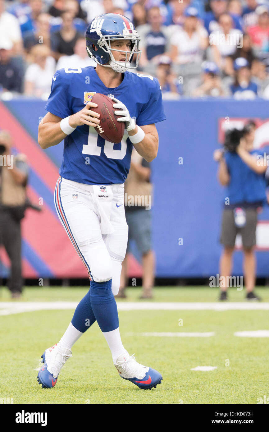 East Rutherford, New Jersey, USA. 8th Oct, 2017. New York Giants ...