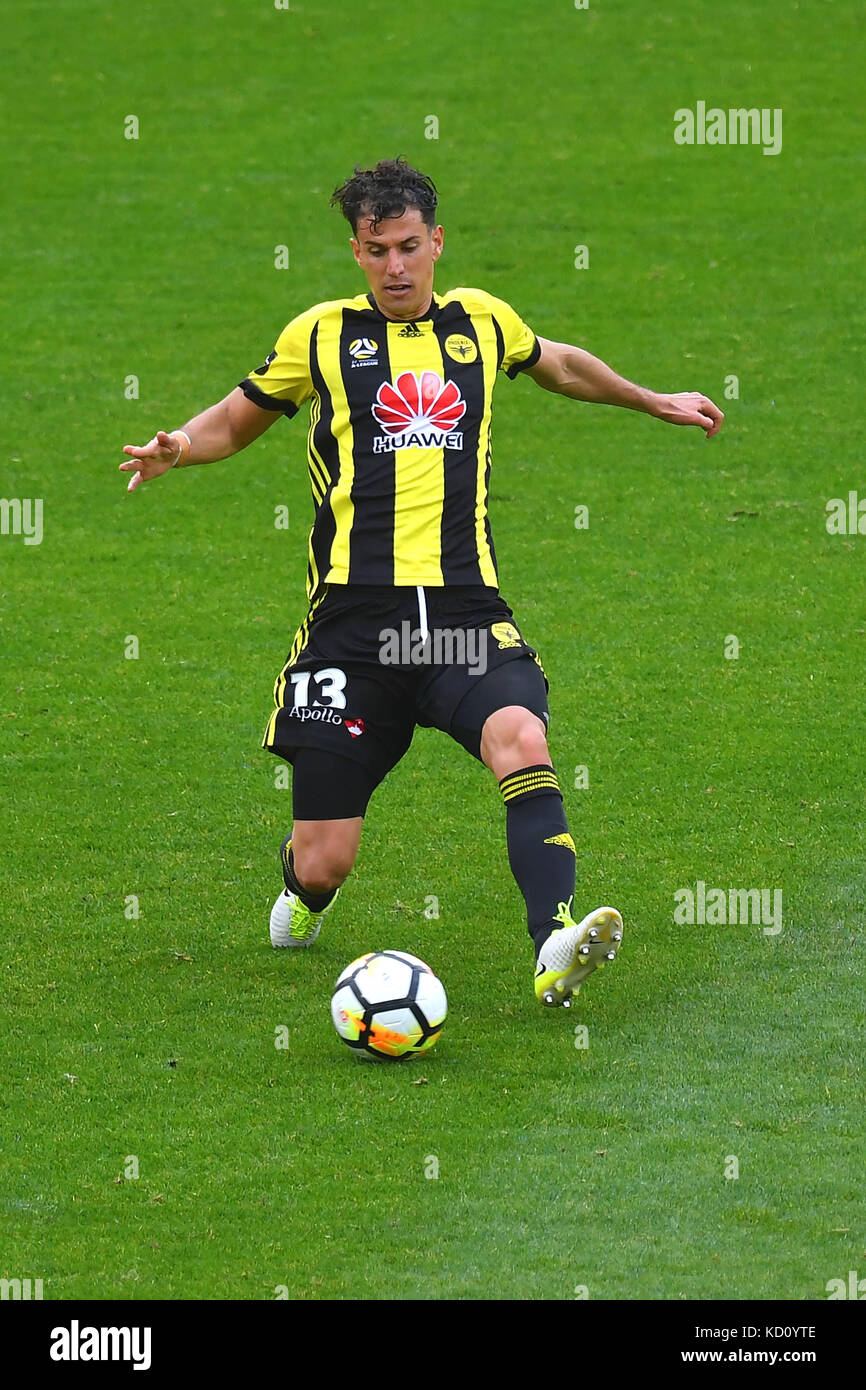 Wellington. New Zealand. 8th Oct, 2017. Marco Rossi of the Phoenix ...