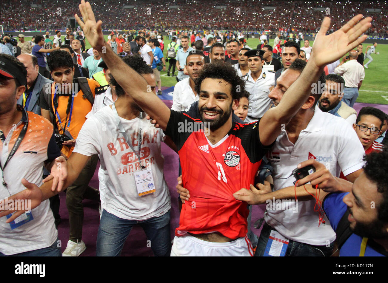 October 9, 2015 - Alexandria, Alexandria, Egypt - Egypt's Mohamed Salah ...