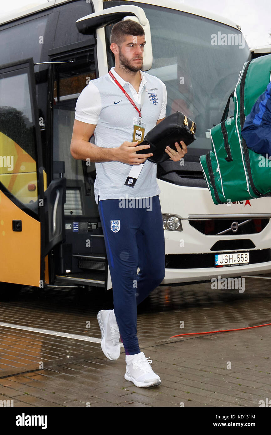 LFF Stadium, Vilnius, Lithuania. 8th October 2017Fraser Forster of ...