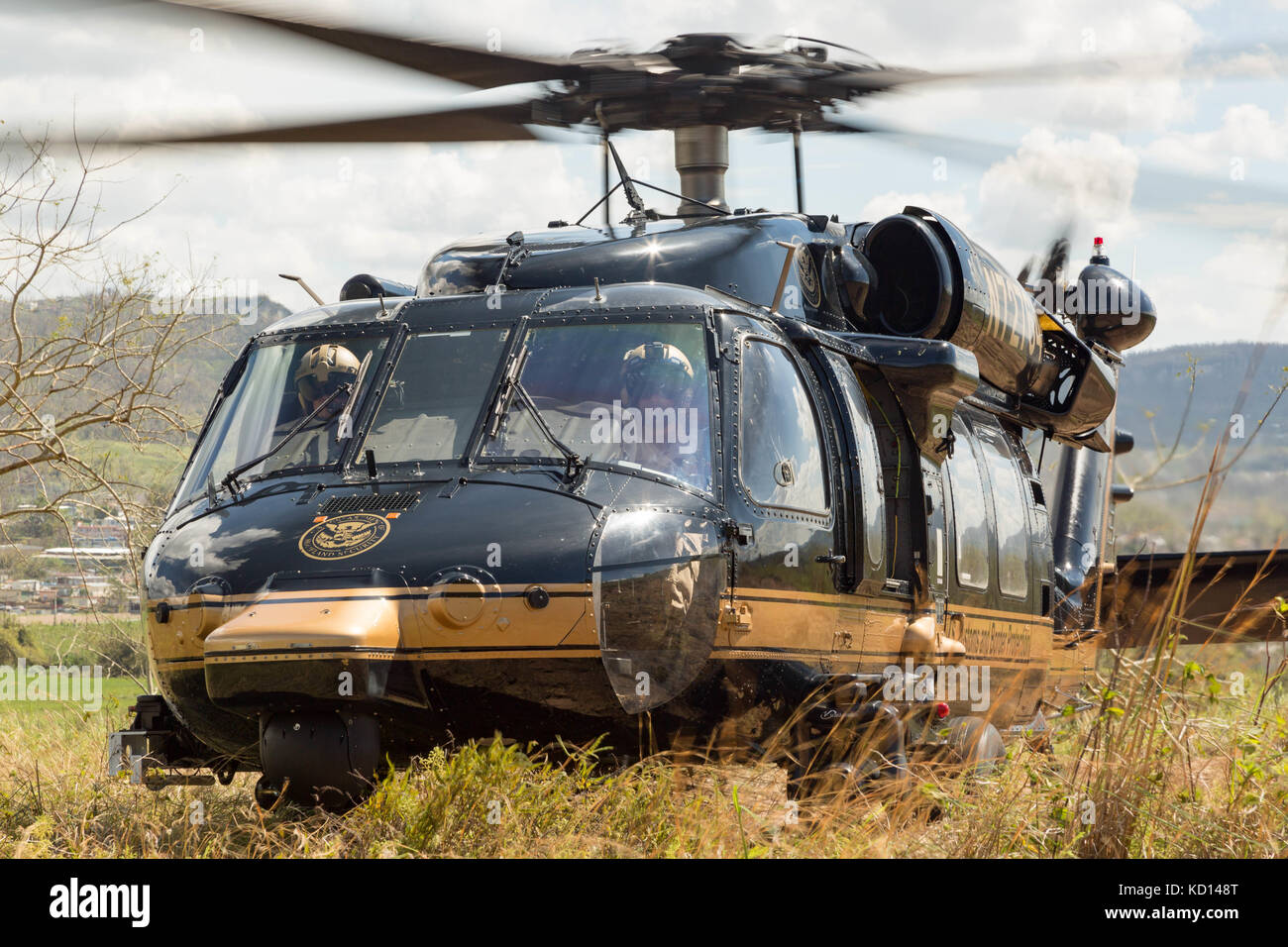 A U.S. Customs and Border Protection Air and Marine Operations Black ...