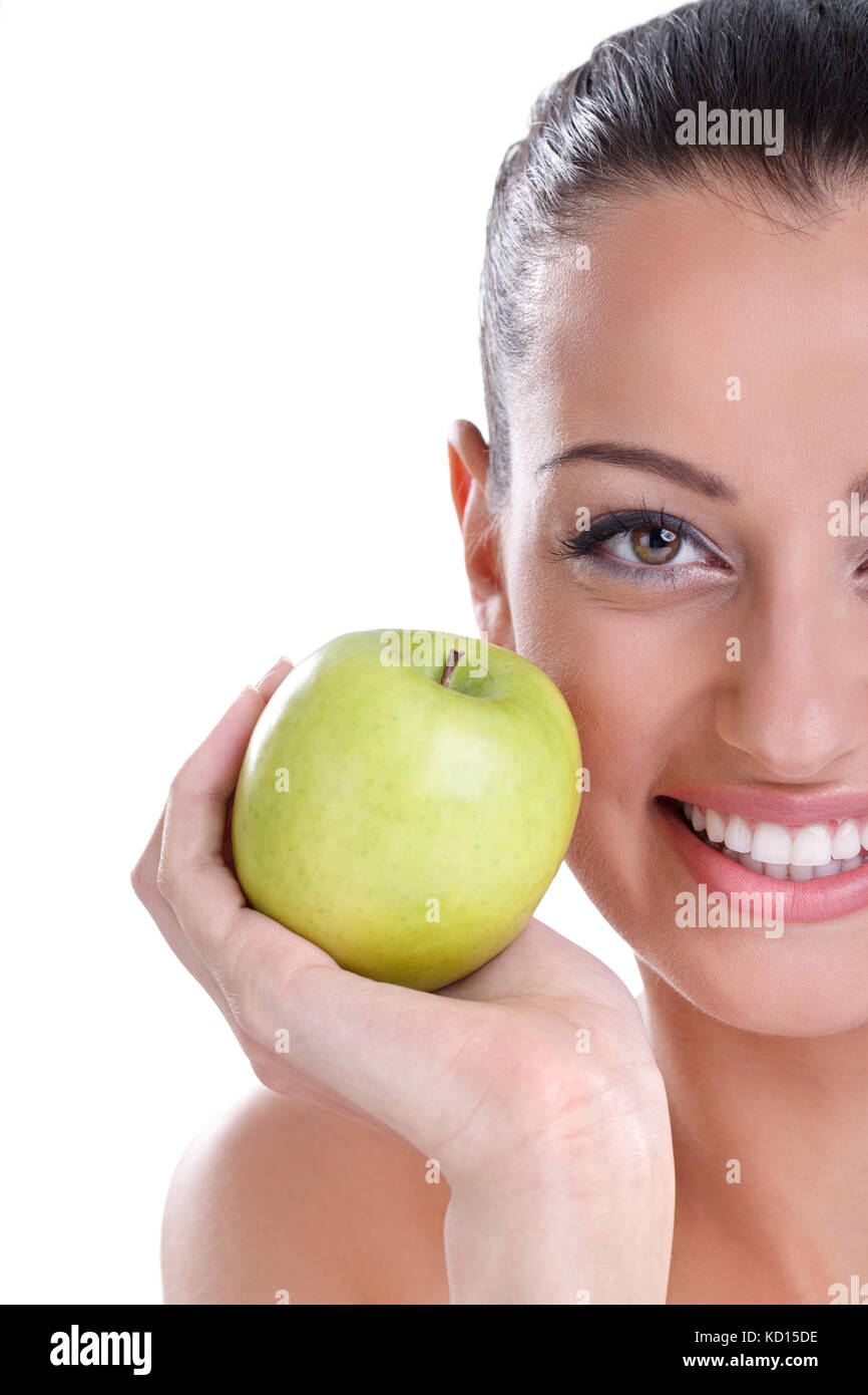 young woman shoving her perfect healthy teeth Stock Photo - Alamy