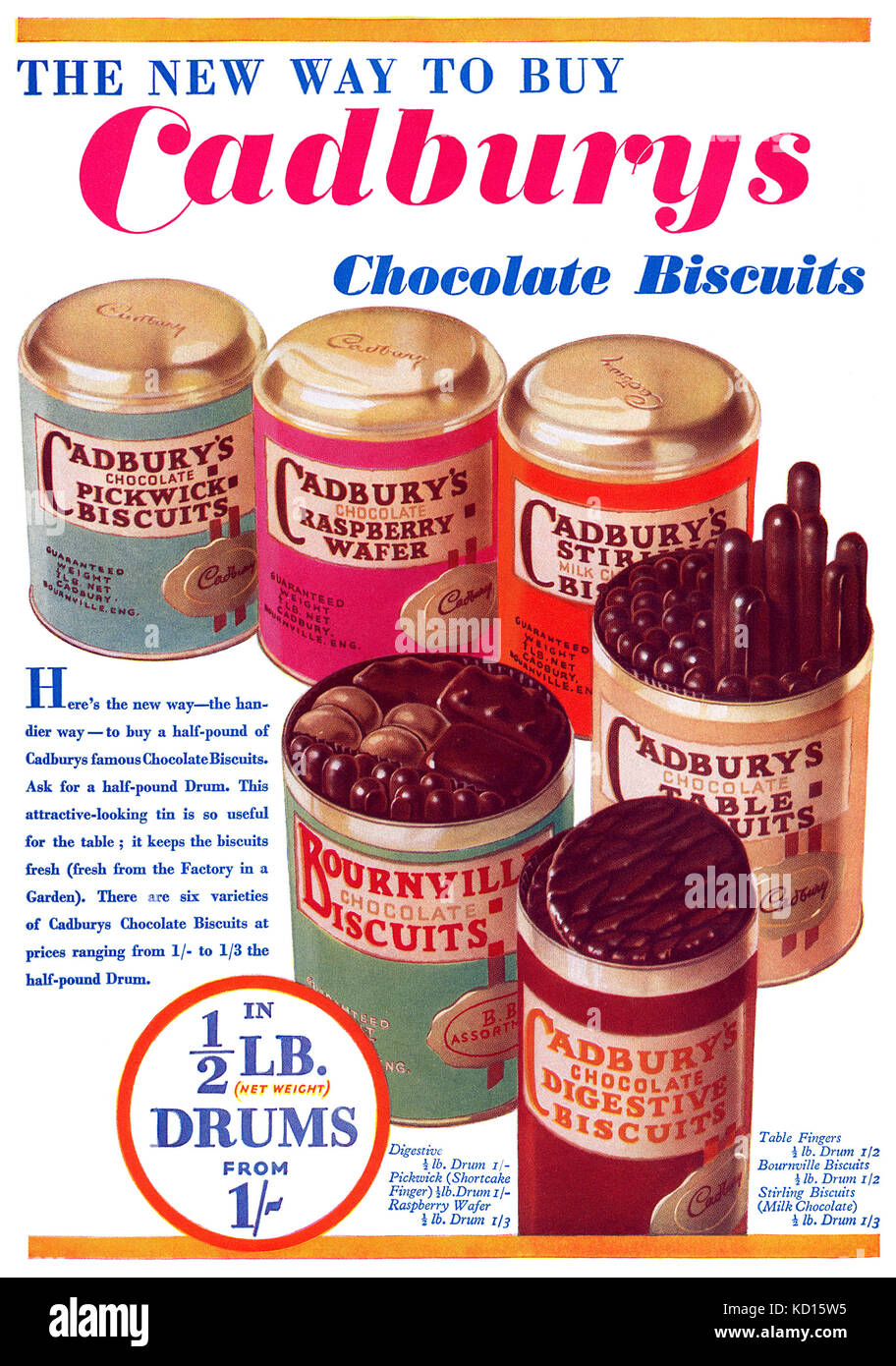 Biscuit advertisement hi-res stock photography and images - Alamy