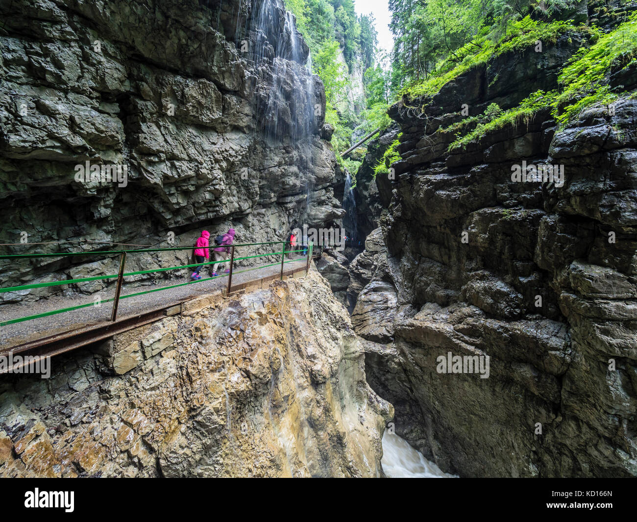 Breitachklamm gorge near oberstdorf allgaeu hi-res stock photography ...