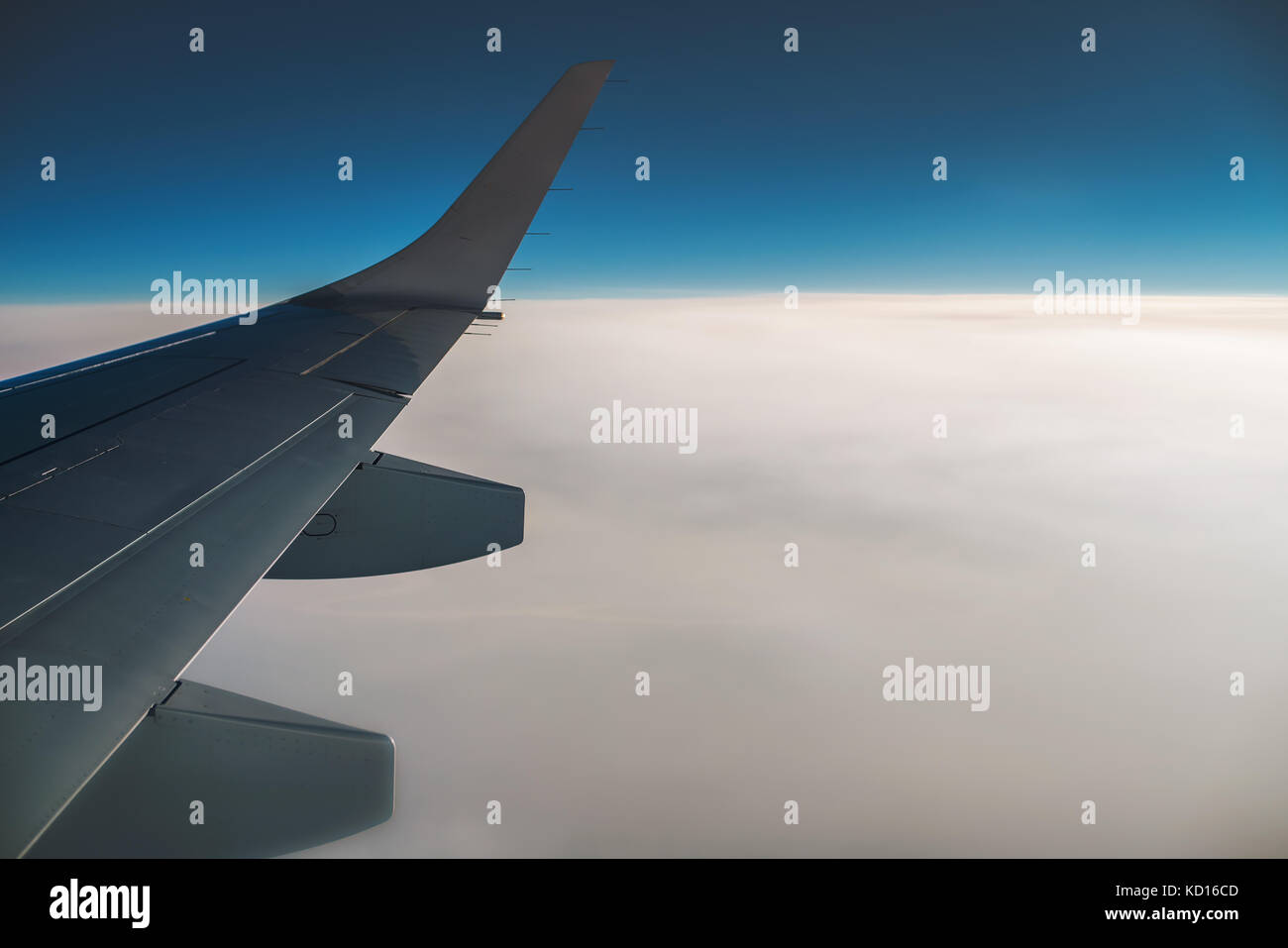 View of plane wing from inside plane hi-res stock photography and ...