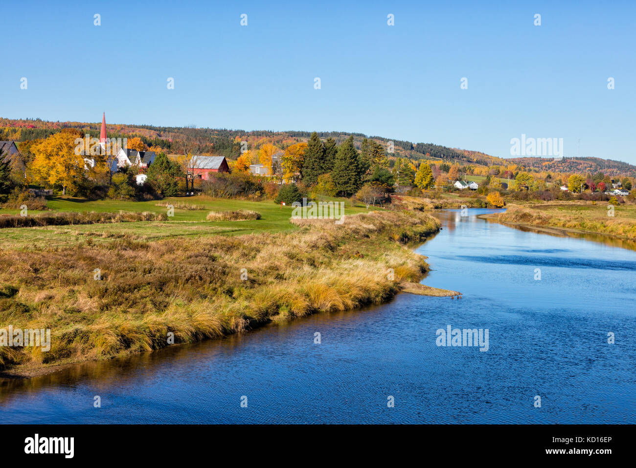 Kennebecasis River, Norton, New Brunswick, Canada Stock Photo - Alamy