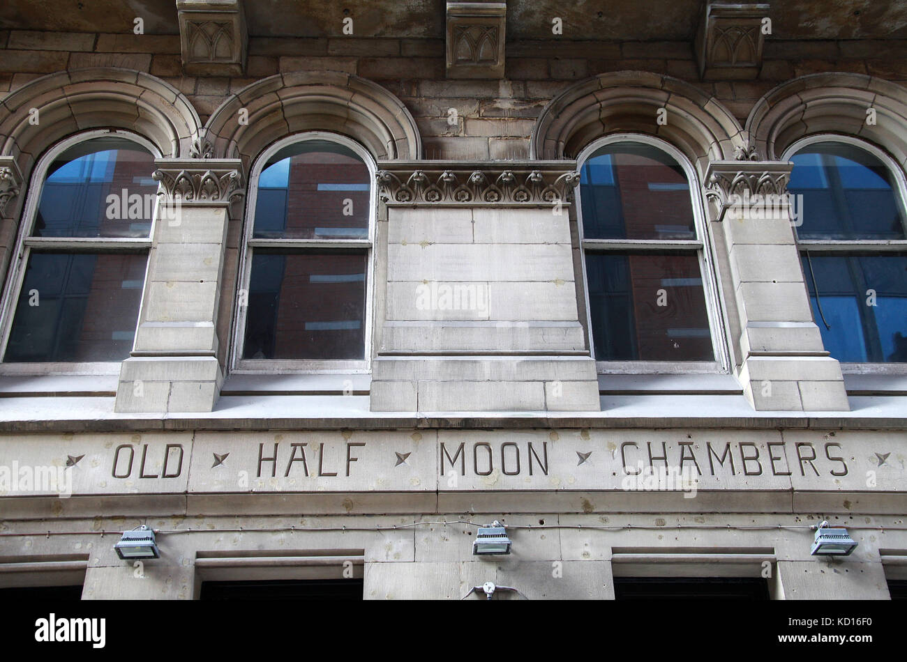 Old half moon chambers hi-res stock photography and images - Alamy