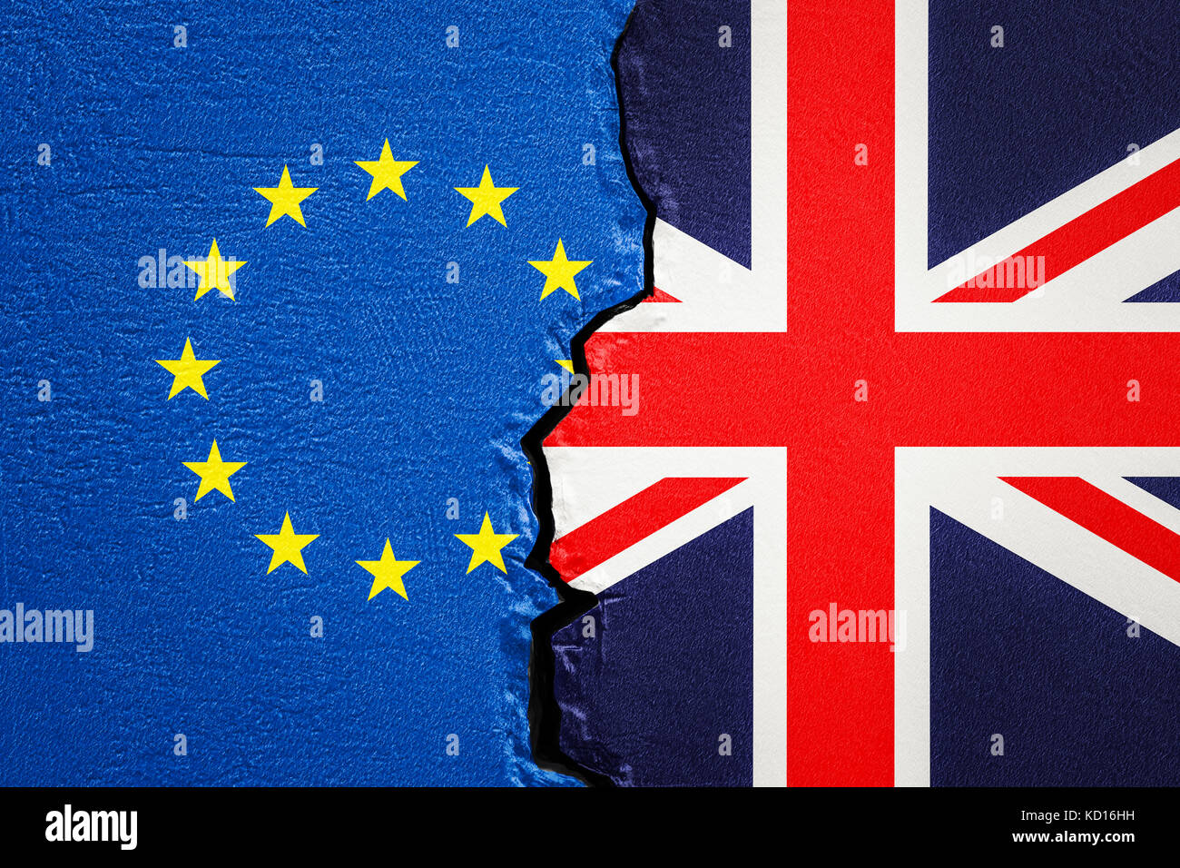Great Britain and EU, Brexit concept. 3D rendering Stock Photo - Alamy