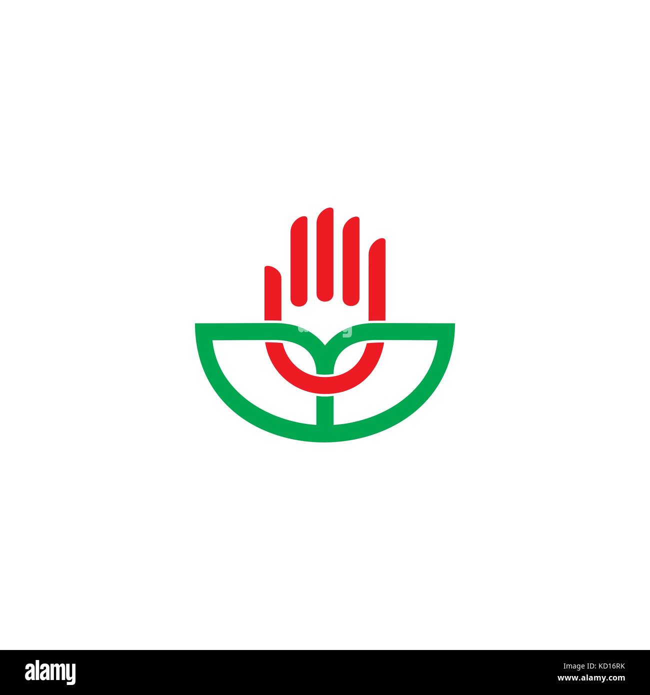 palm rose leaf symbol logo vector Stock Vector Image & Art - Alamy