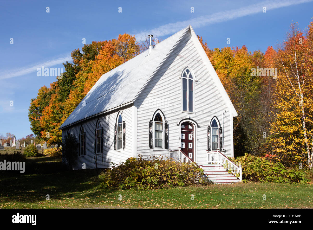 Church, Upper Hampstead, New Brunswick, Canada Stock Photo - Alamy