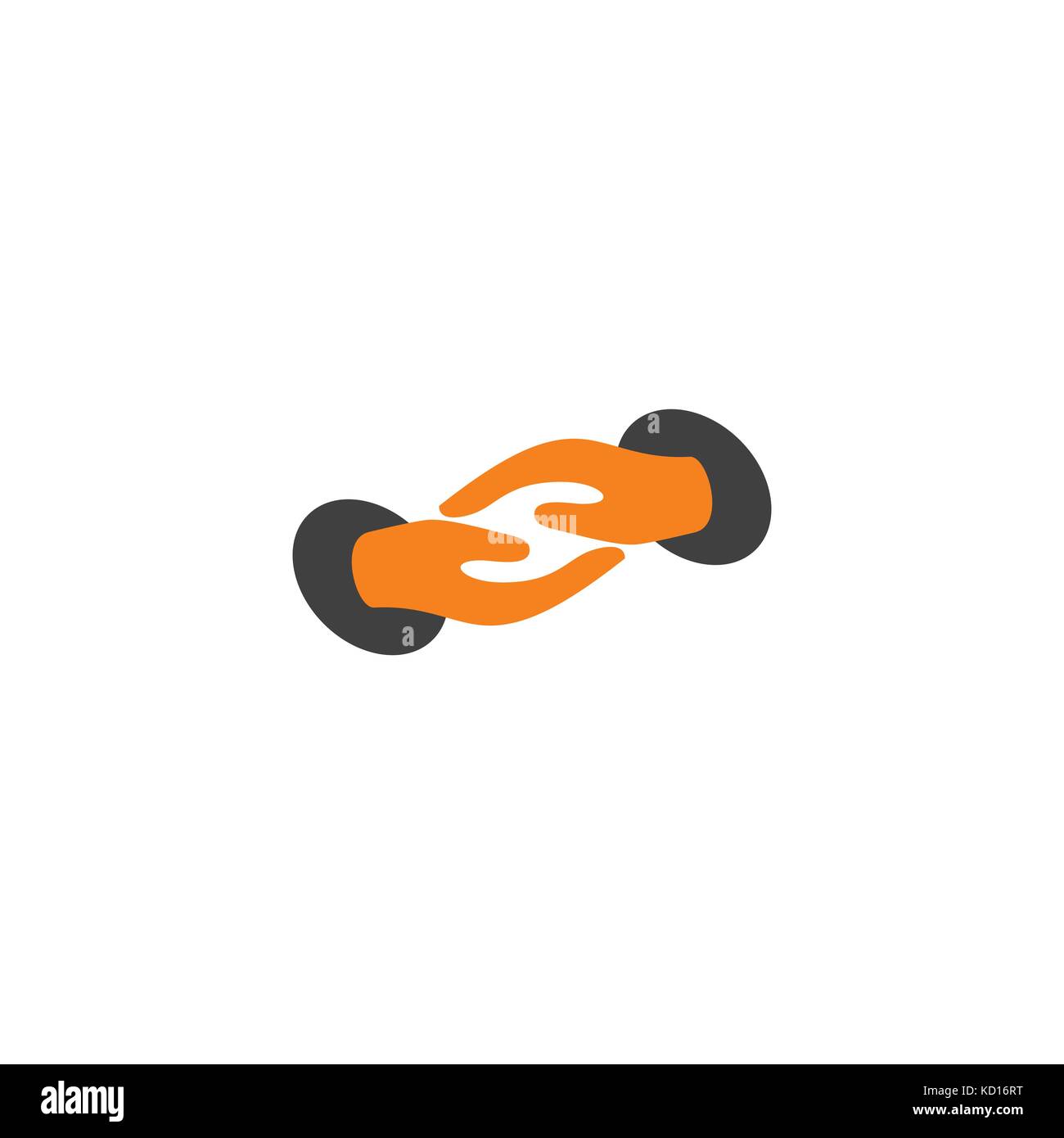 Letter two people logo Stock Vector Images - Alamy