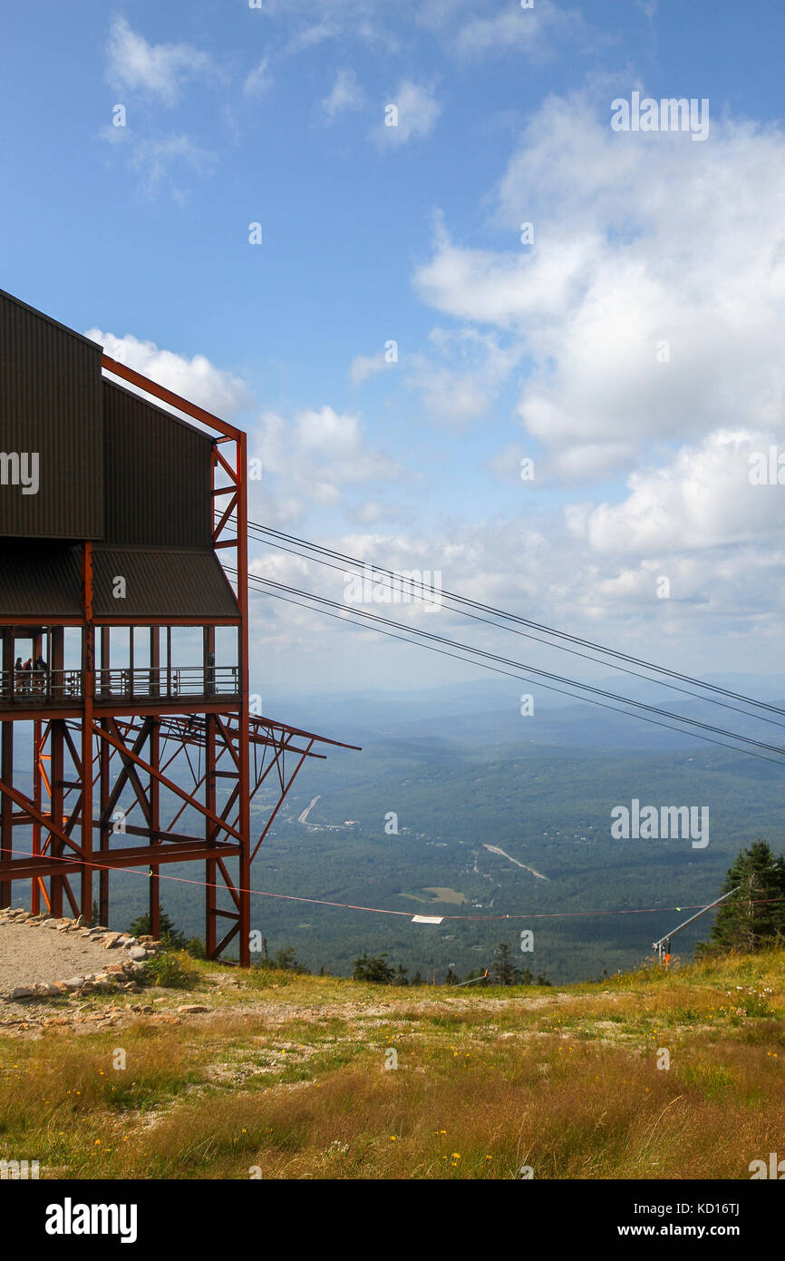Summit Terminal, Cannon Mountain Aerial Tramway, Franconia Notch State ...
