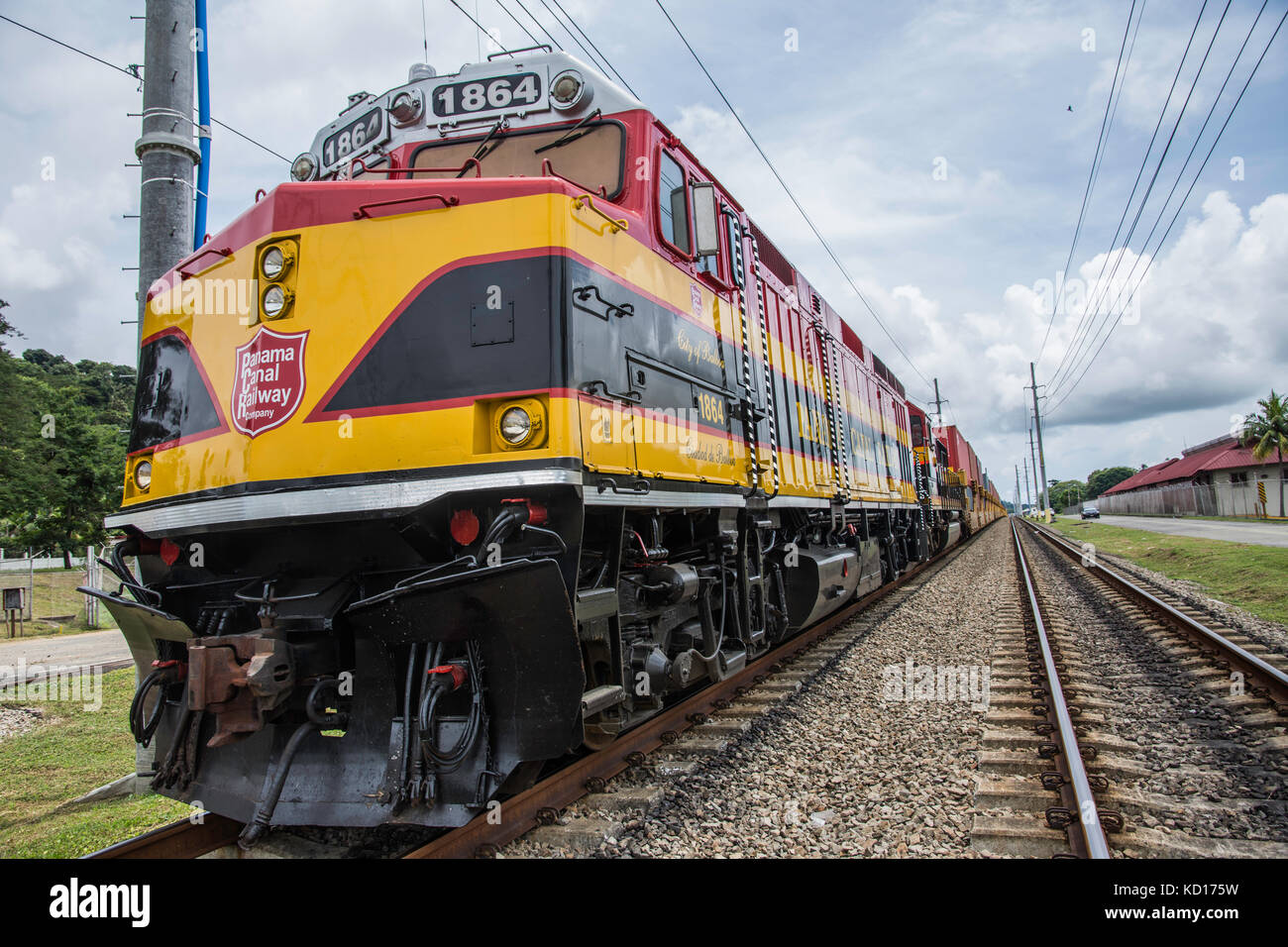 Panama canal railway hi-res stock photography and images - Alamy