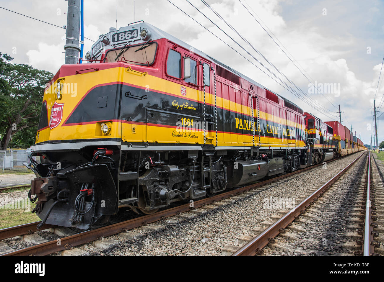Panama canal railway hi-res stock photography and images - Alamy