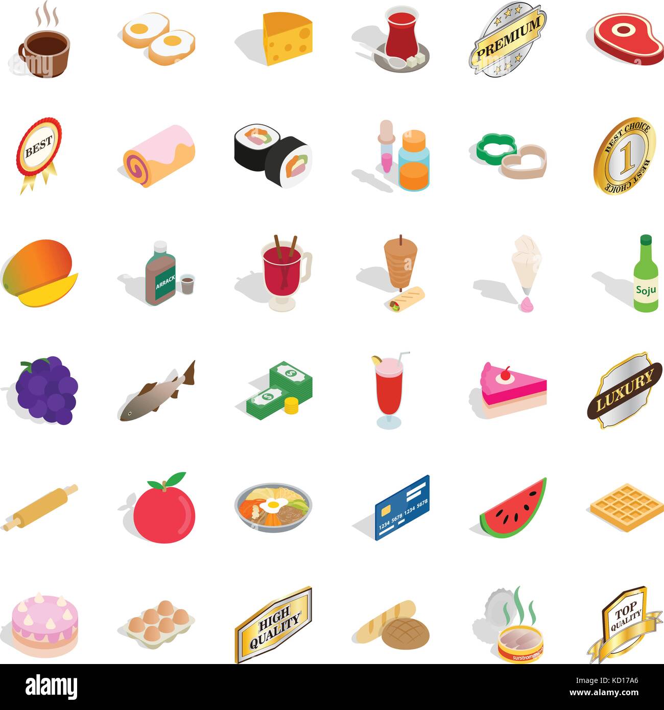 Collection premium quality wine Cut Out Stock Images & Pictures - Alamy