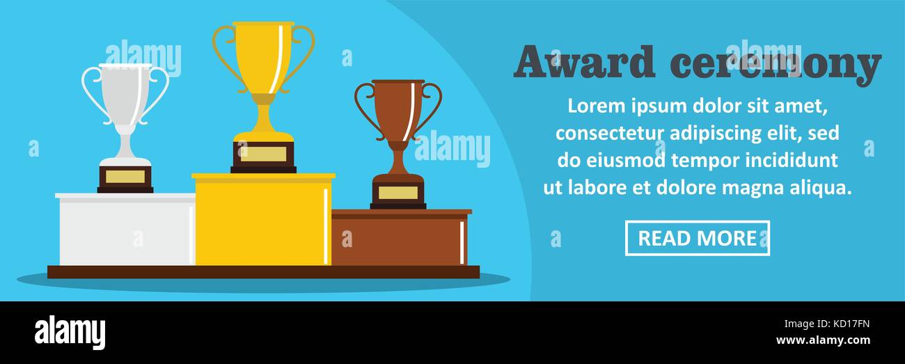 Award ceremony banner horizontal concept Stock Vector Image & Art - Alamy