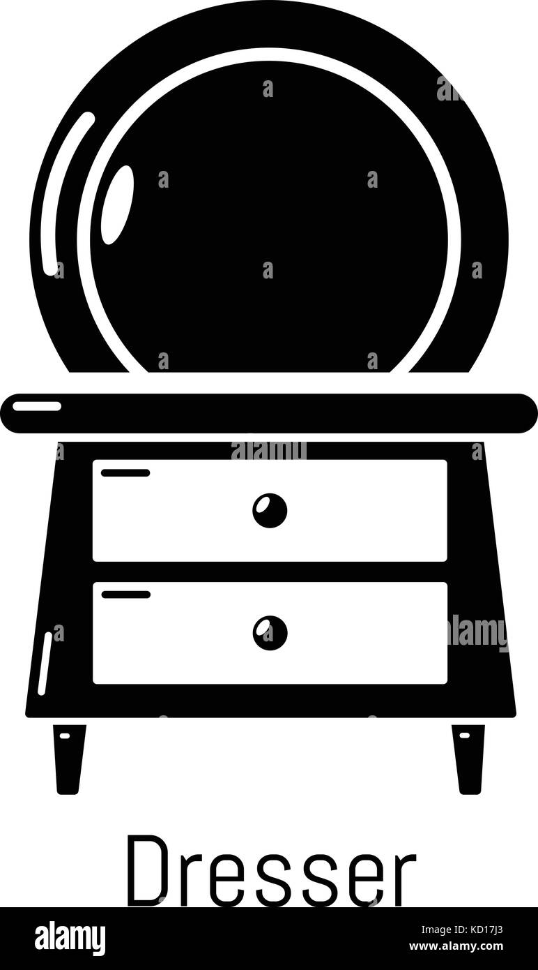 Dresser icon, simple black style Stock Vector Image & Art - Alamy