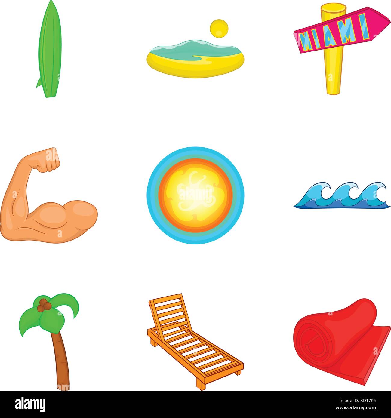 Sunbathe chair Stock Vector Images - Alamy