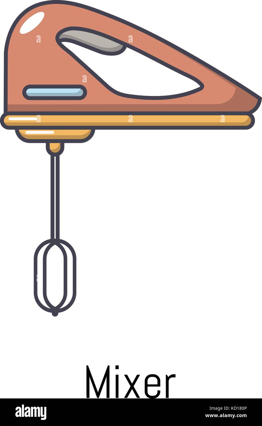 Mixer kitchen icon, cartoon style Stock Vector Image & Art - Alamy