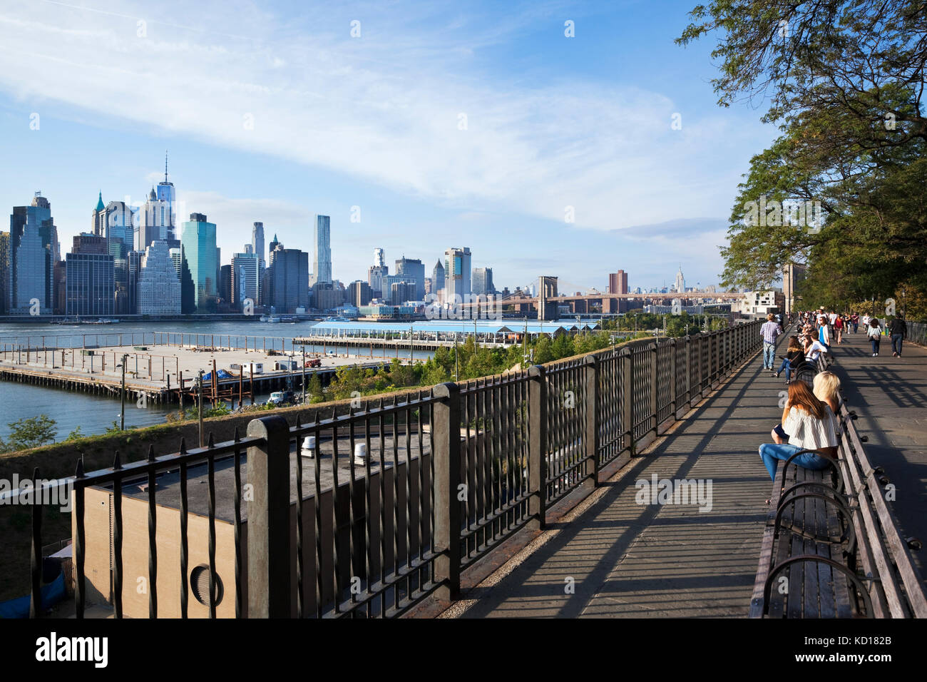 Brooklyn heights promenade new york hi-res stock photography and images ...