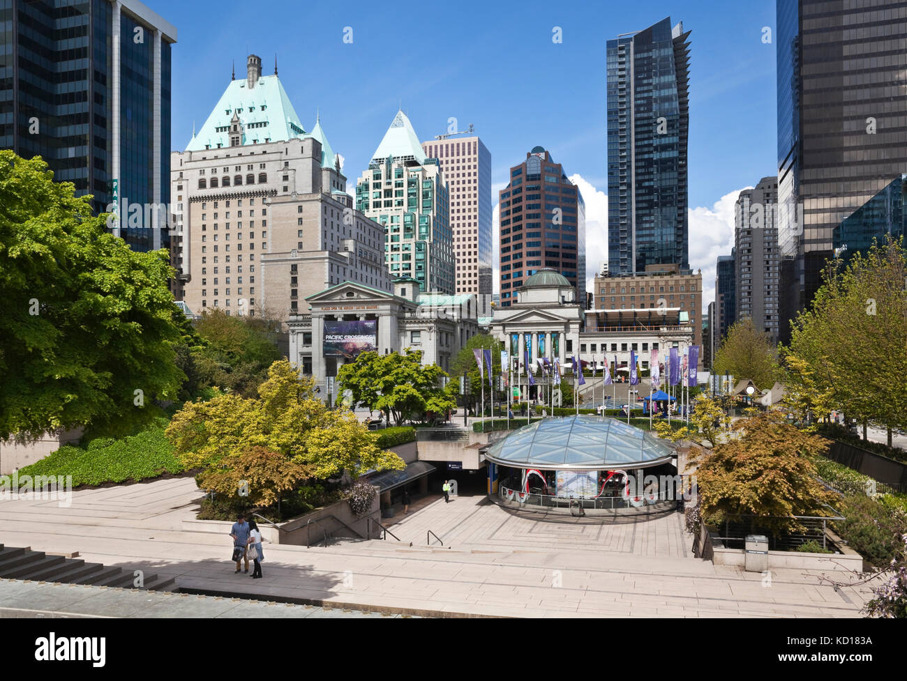 Robson plaza hi-res stock photography and images - Alamy