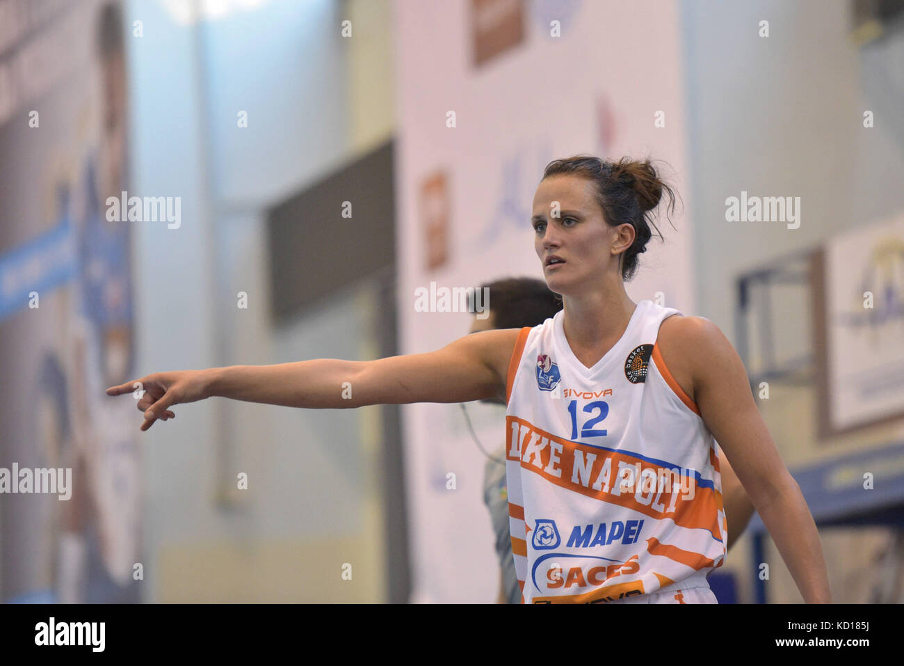 Cercola, Italy. 08th Oct, 2017. Naples's guard Jillian Christina Harmon ...