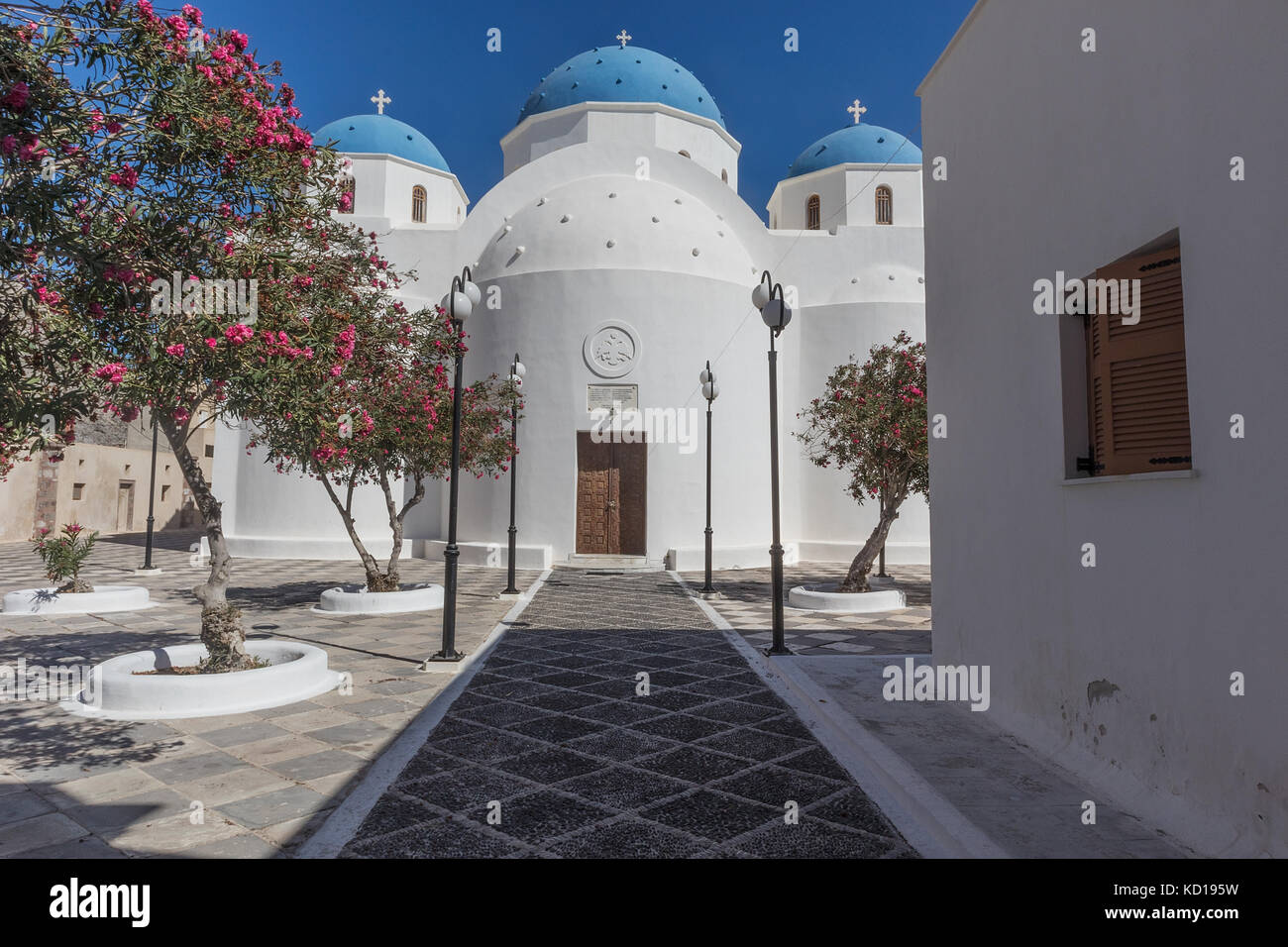 Church of the holy cross perissa hi-res stock photography and images ...