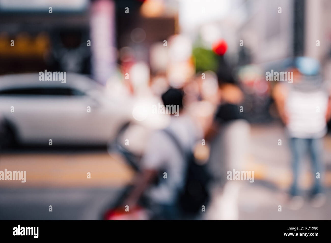 Abstract background of people walk on the street Stock Photo - Alamy