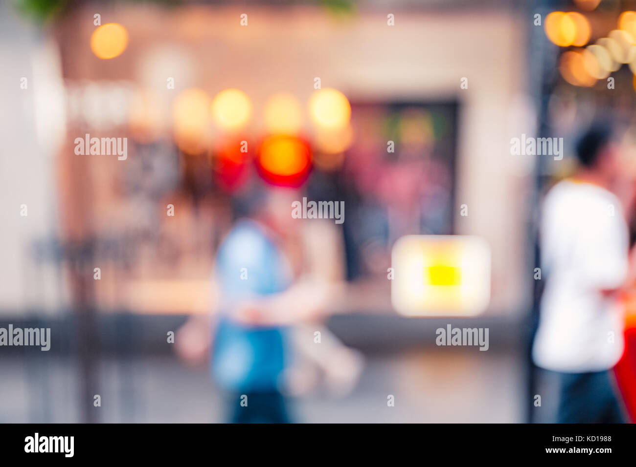 Abstract background of people walk on the street Stock Photo - Alamy