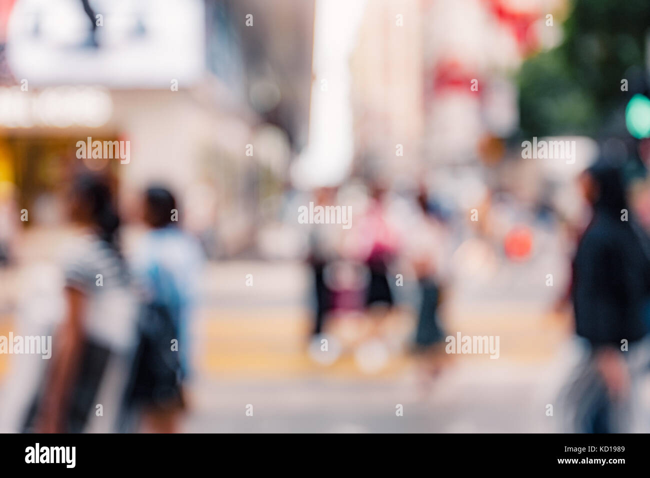 Abstract background of people walk on the street Stock Photo - Alamy