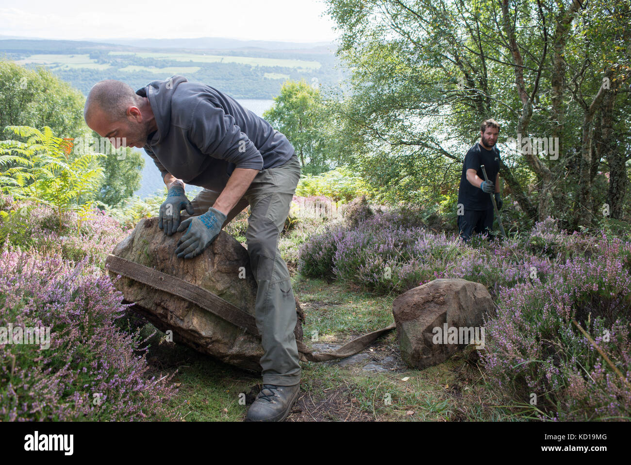 Repairing public footpath hi-res stock photography and images - Alamy